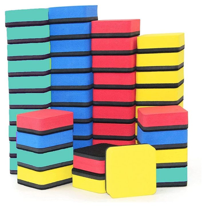 (WIXN) 48 Pack Dry Erasers Set,Magnetic Whiteboard Markers Cleaner ...