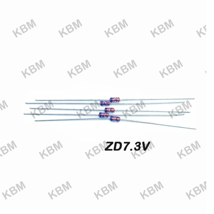 Zener diode (ซีเนอร์ไดโอด) ZD7.3V ZD7.5V 0.5W.ZD7.5V 0.5W ZD8.2 0.5W ...