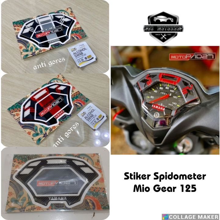Stiker Spedometer Mio Gear 125 Sticker antigores spidometer Mio Gear ...