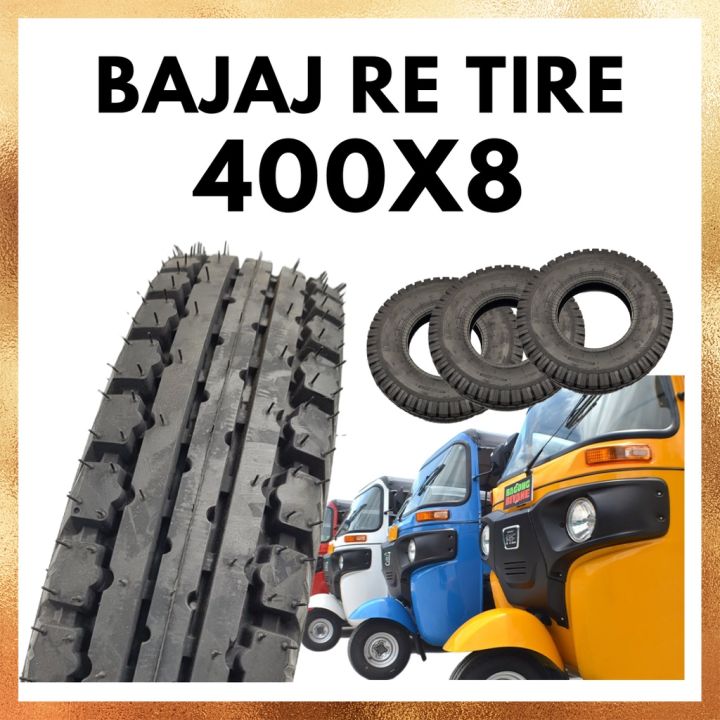 Tire Miller 400x8 for Bajaj Re | Lazada PH