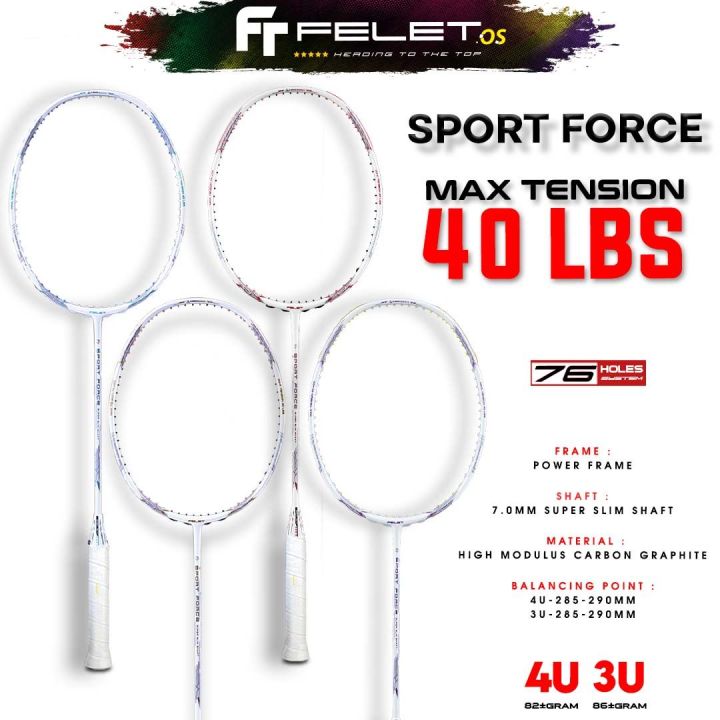 FELET Sport Force Badminton racket | Lazada
