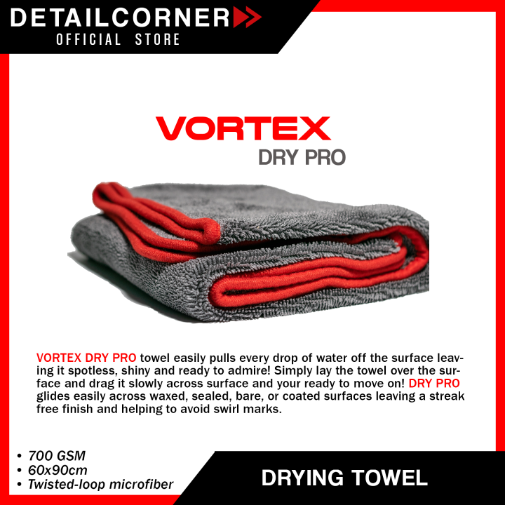 Vortex Dry Pro Drying towel | Premium Detailing Towels | Lazada PH