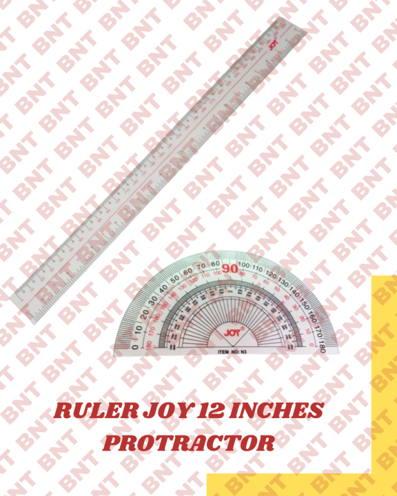 JOY RULER 12INCHES / PROTRACTOR 1PC | Lazada PH