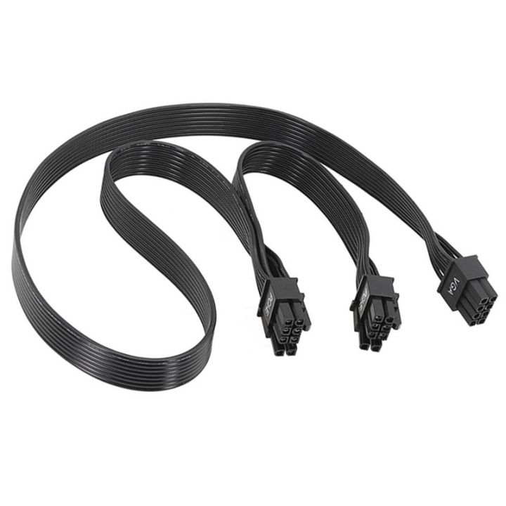 PSU VGA 8pin Male to Dual PCIe 8 (6+2) Pin Male PCIE GPU Power Cable ...