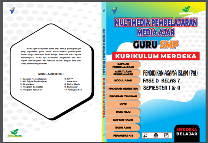 MODUL AJAR KURIKULUM MERDEKA PENDIDIKAN AGAMA ISLAM ( PAI ) SMP KELAS VII SEMESTER I & II FASE D ...