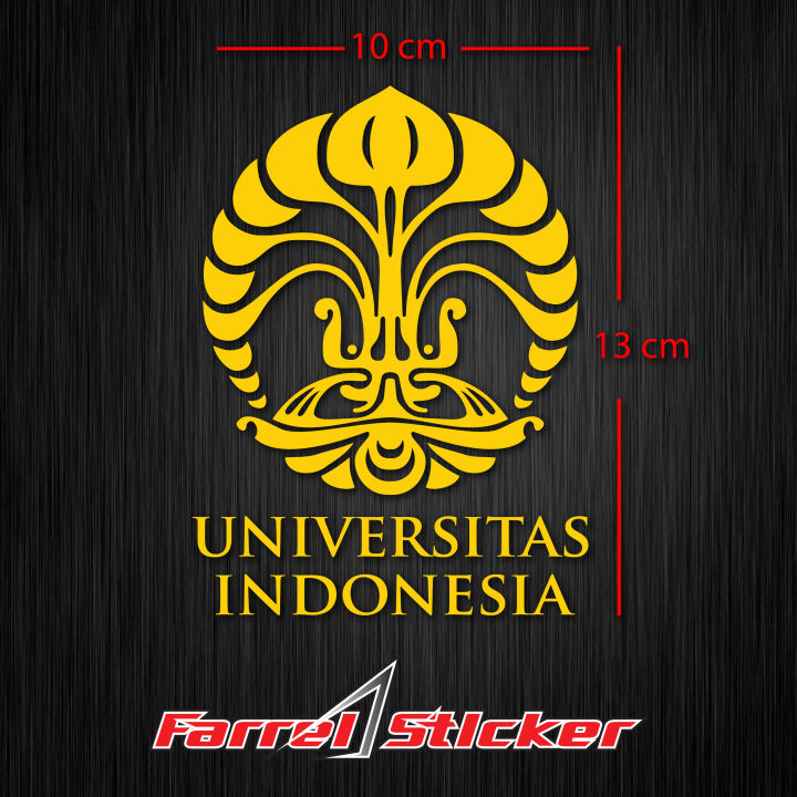 Sticker UI Stiker Universitas Indonesia - YELLOW JACKET | Lazada Indonesia