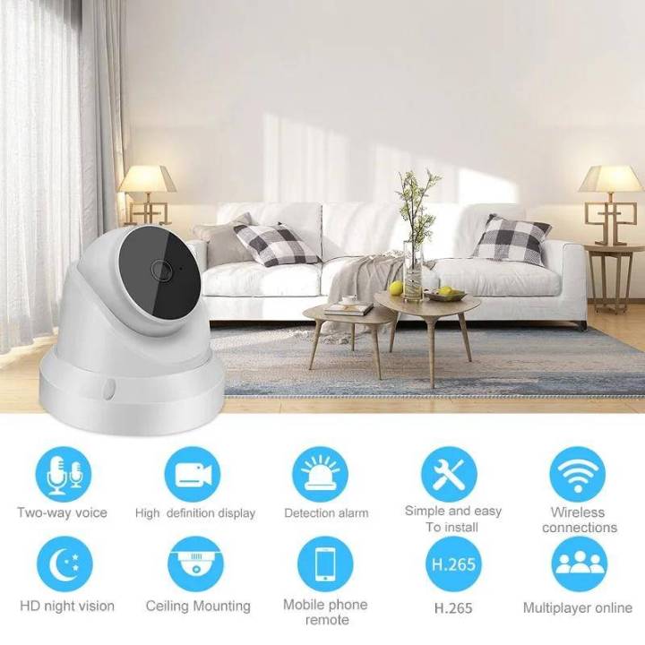 V380 Pro App Auto Track Mini Security Network Camera Wifi Surveillance ...