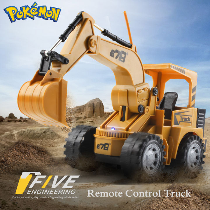 Pokemon Shop 1:24 Remote Control Truck 5 Channel Remote Control Battery ...