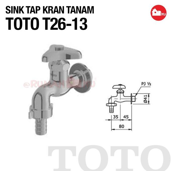 TOTO T26-13 KRAN TAMAN | Lazada Indonesia