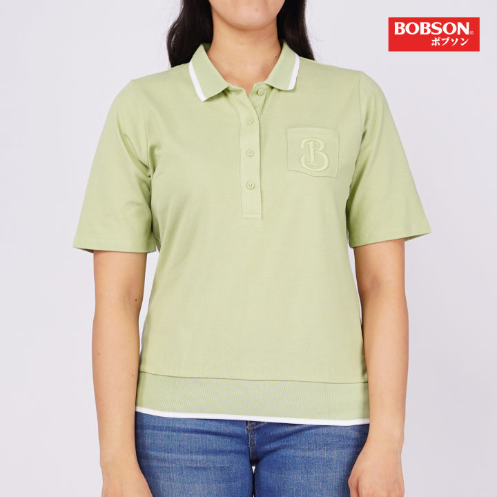 Bobson Japanese Ladies Basic Collared Shirt Trendy Fashion High Quality ...