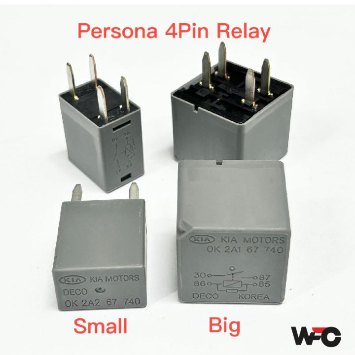 4Pin Big Small RelayOriginal Deco Relay Persona Lamp Relay Fan Relay ...