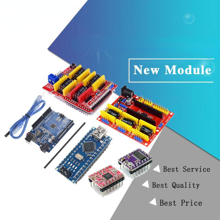 CNC shield v3 V4 engraving machine 3D Printer+ A4988 driver expansion board NANO 3.0 / UNO R3 ...