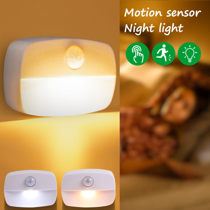 Smart Motion Sensor LED Night Light / Battery Operated LED Night Lamp ...