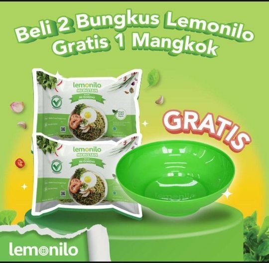Promo Lemonilo Beli 2 Bungkus Gratis 1 Mangkok Cantik | Lazada Indonesia
