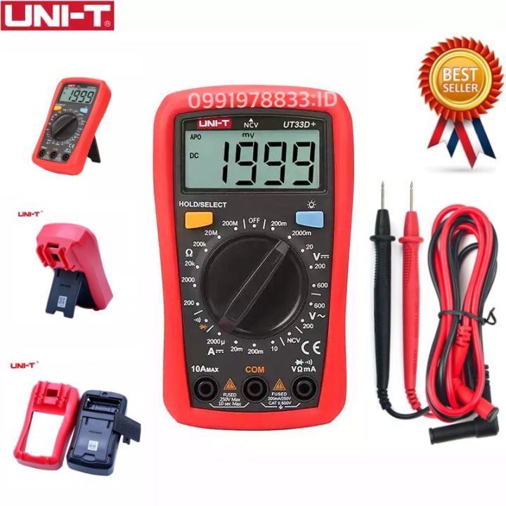UNI-T รุ่น UT33D+ multimeter meter digital มัลติมิเตอร์แบบดิจิตอล มัลติ ...