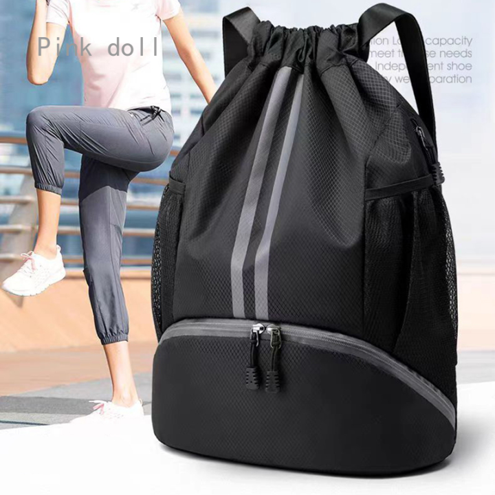 Fitness Exercise Backpack Basketball Bag Large Capacity Travel Bag ...