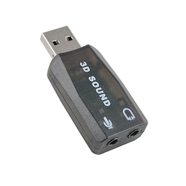 USB Sound Card External Sound Card USB to 3.5Mm Stereo Audio Adapter ...