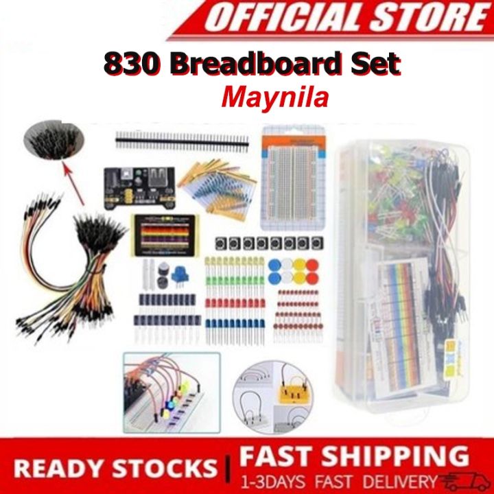 Arduino Kit 830 Breadboard Set Tie-points Breadboard Set Electronic ...