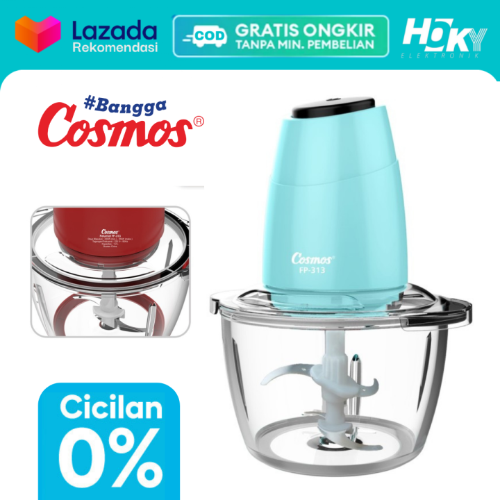 Chopper Cosmos FP-313 1.2 Liter Food Processor Multifungsi Serbaguna ...