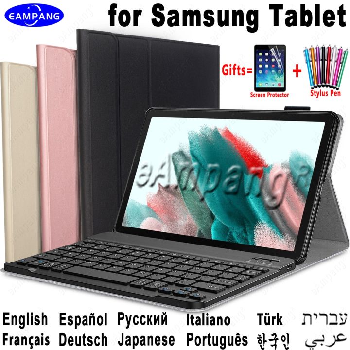 Wireless Keyboard Leather Case for Samsung Galaxy Tab A6 A 10.1 10.5 A8 ...