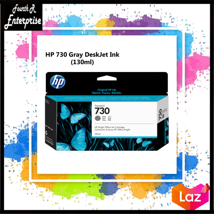 HP 730 Gray Original DesignJet Ink Cartridges (130ml) | Lazada PH