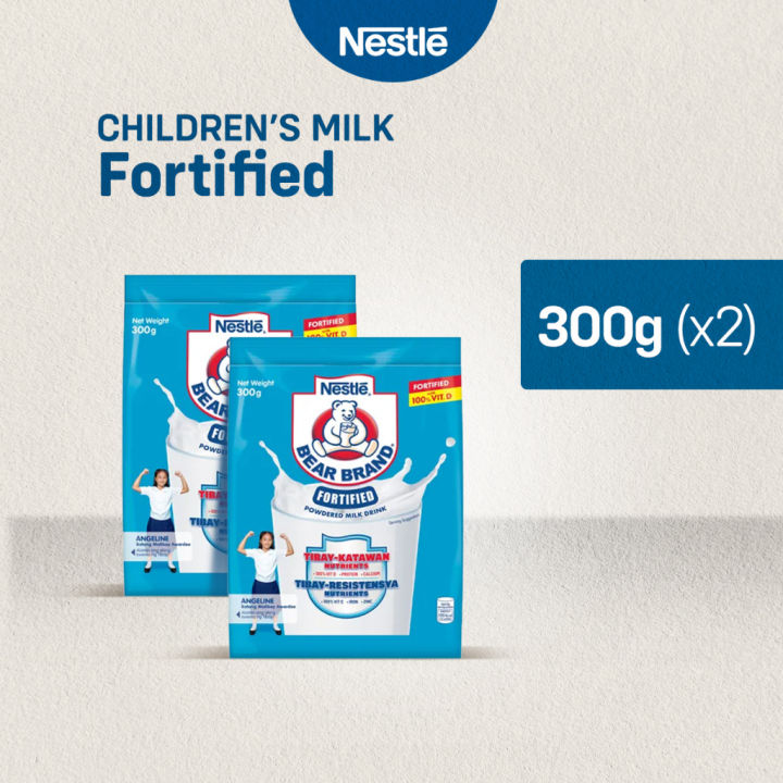 Bear Brand Fortified Powdered Milk Drink 300g - Pack of 2 | Lazada PH