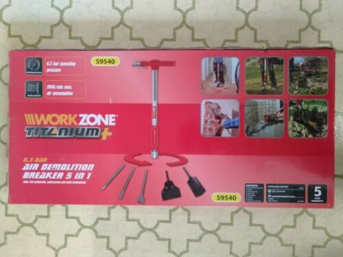 WORKZONE Titanium Air Demolition Breaker 5-in-1 | Lazada PH