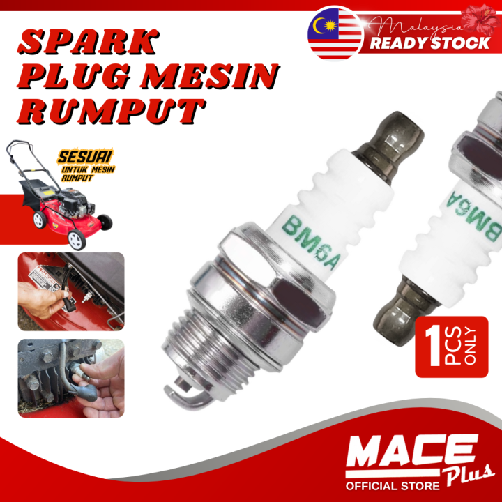 Spark Plug For Lawn Mower Grass Cutter Brush Cutter Trimmer Pemotong ...
