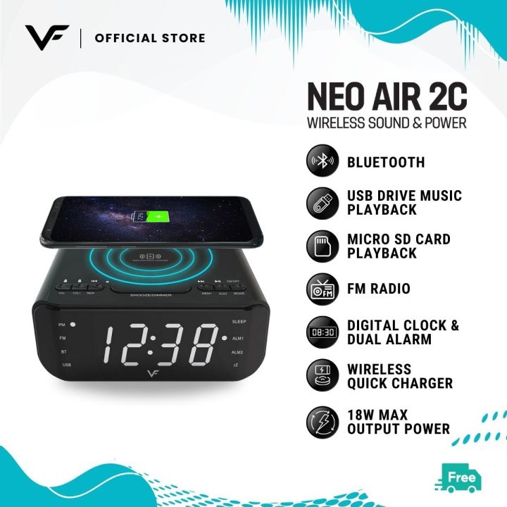 Vinnfier VF Neo Air 2C Wireless Charging Portable Bluetooth Speaker ...