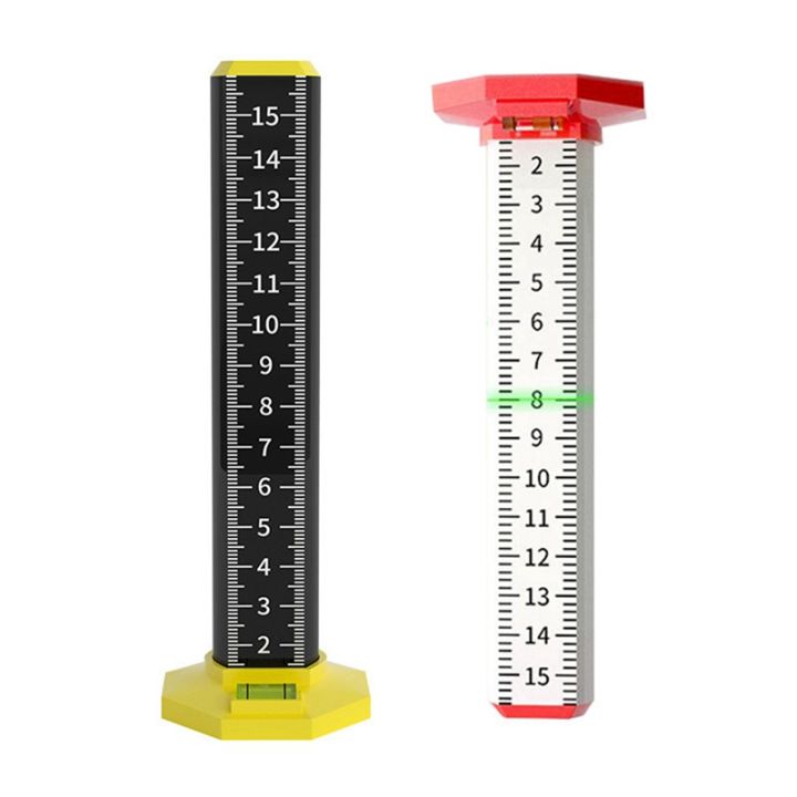 (JUYF) 2Pcs Ceiling and Floor Tile Height Ruler, Measuring Ruler with ...