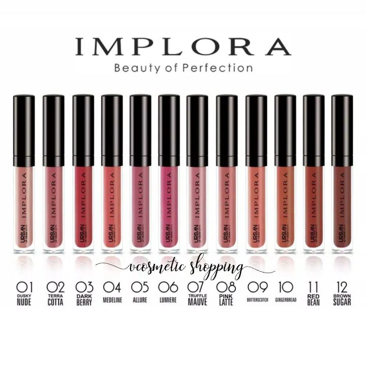 IMPLORA Matte Lip Cream | Lazada Indonesia