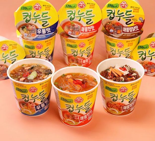 บะหมี่กึ่งสำเร็จรูปแคลอรี่ต่ำ 컵누들 Ottogi Korean Instant Diet Ramen Low ...