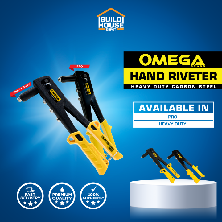 OMEGA Hand Riveter 4 Nozzles - Pro | Heavy Duty | Lazada PH