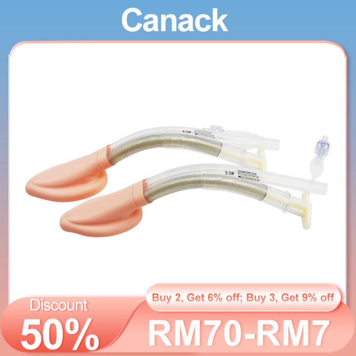 Double Lumen Silicone Reinforced Laryngeal Mask Airway Disposable High ...