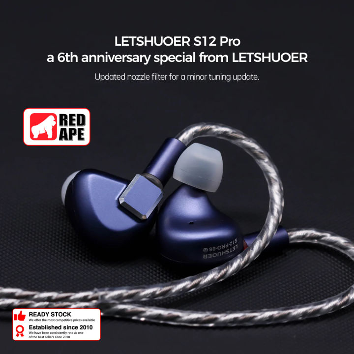 Shuoer S12 Pro in Ear Monitor with 14.8mm Planar Magnetic Driver HiFi ...
