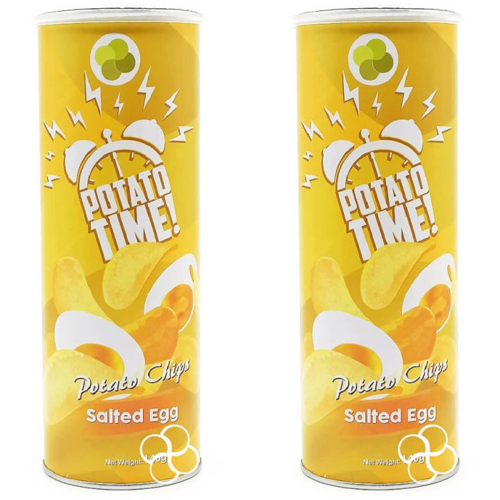 Potato Time! Potato Chips - SALTED EGG FLAVOR (2 x 140g) | Lazada PH