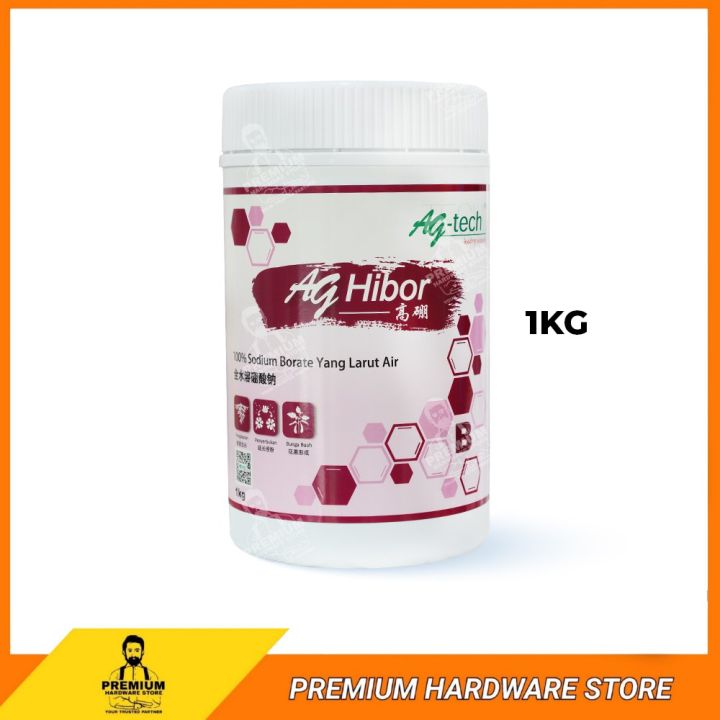 AG-TECH Ag Hibor 1kg Sodium Borate Fertigation Fertilizer Foliar Boron ...