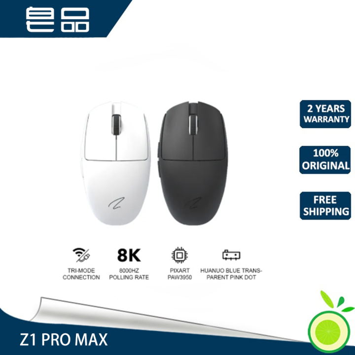 Zaopin Z1 PRO MAX 2.4G การทดสอบจำลองครั้งที่สามน้ำหนักเบาเป็นพิเศษเมาส์ไร้สาย8K | Lazada.co.th
