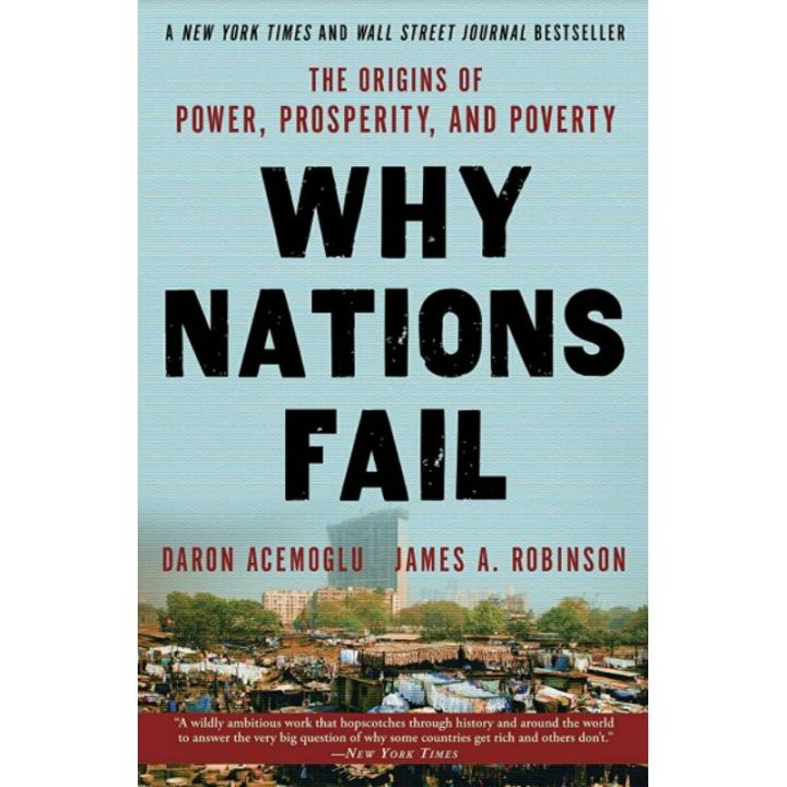 Why Nations Fail by Daron Acemoglu James A. Robinson Book Paper Self ...