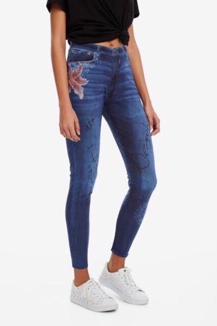 Maong leggings with flower adult/Assorted design | Lazada PH