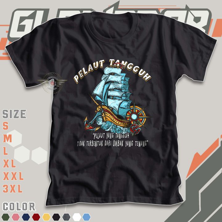 KAOS PELAUT TANGGUH NELAYAN IKAN INDONESIA | Baju Sektor Perairan ...