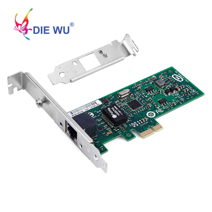 DIEWU PCI Express Network card In 82574 PCIe Network Adapter 101001000M ...