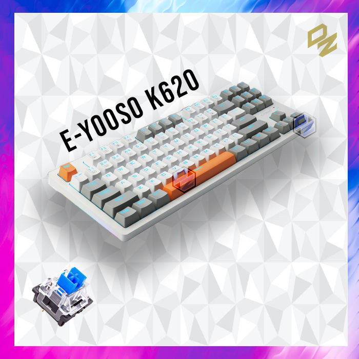 Bàn phím cơ E-Yooso K620 TKL HOTSWAP ( Red switch and Blue switch) | Lazada.vn
