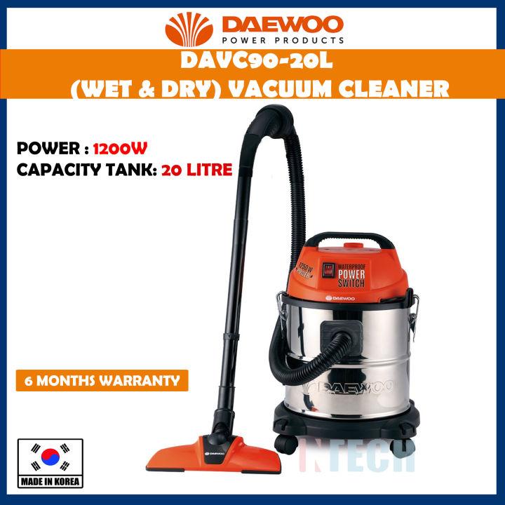 DAEWOO DAVC90-20L WET & DRY VACUUM CLEANER | Lazada