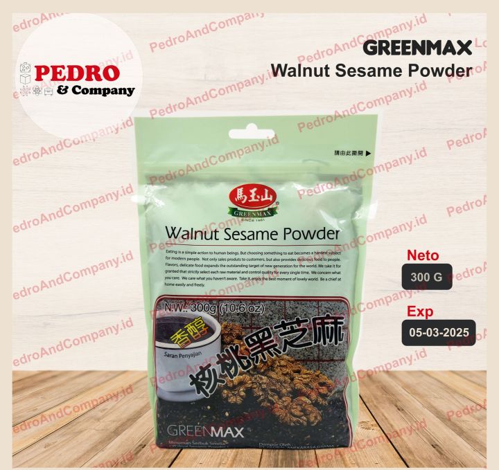 Greenmax - Walnut sesame powder/ bubuk wijen 300 gr | Lazada Indonesia