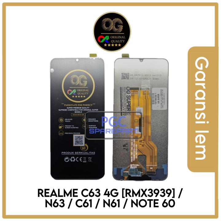 LCD Touchscreen Fullset Realme C63 4G / C61 / Narzo N63 / N61 / Note 60 / RMX3939 / RMX3930 ...
