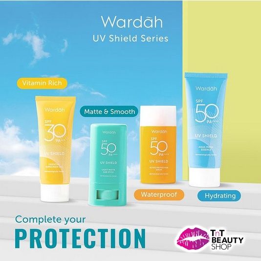 Wardah Sun Care Sunscreen Gel SPF 35 40ml | Aqua Fresh Essence | Active ...