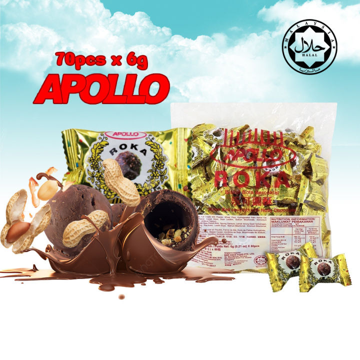 APOLLO ROKA WAFER CHOCO BALL | Lazada