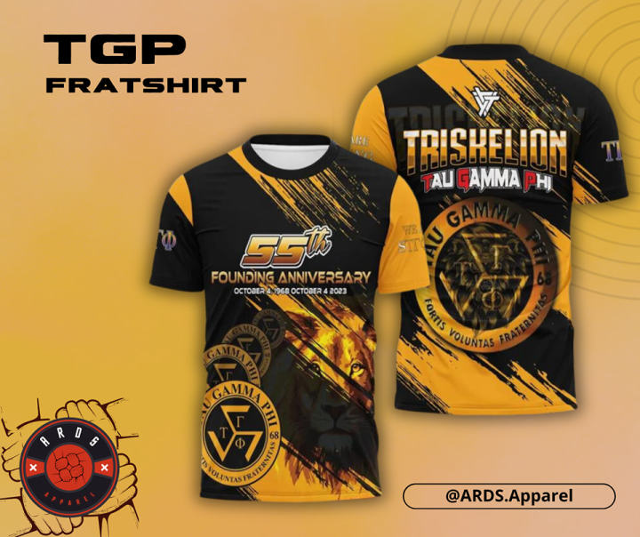 2024 55anniversary Tau Gamma Triskelion T-shirt Sublimation Print ...