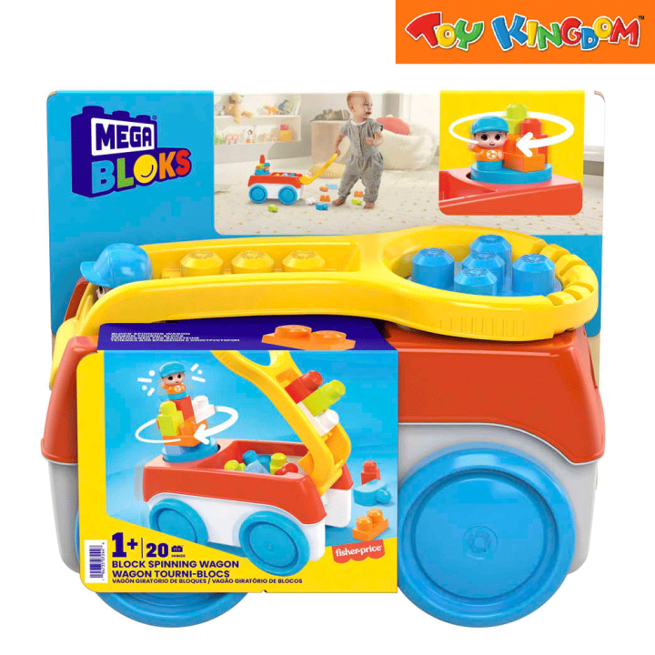 Megabloks Spinning Wagon Building Blocks | Lazada PH